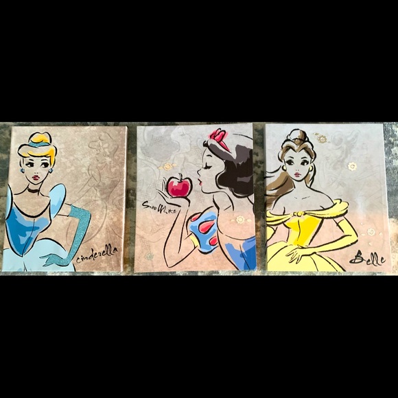 Disney | Art | Disney Princess Canvas Art Set | Poshmark